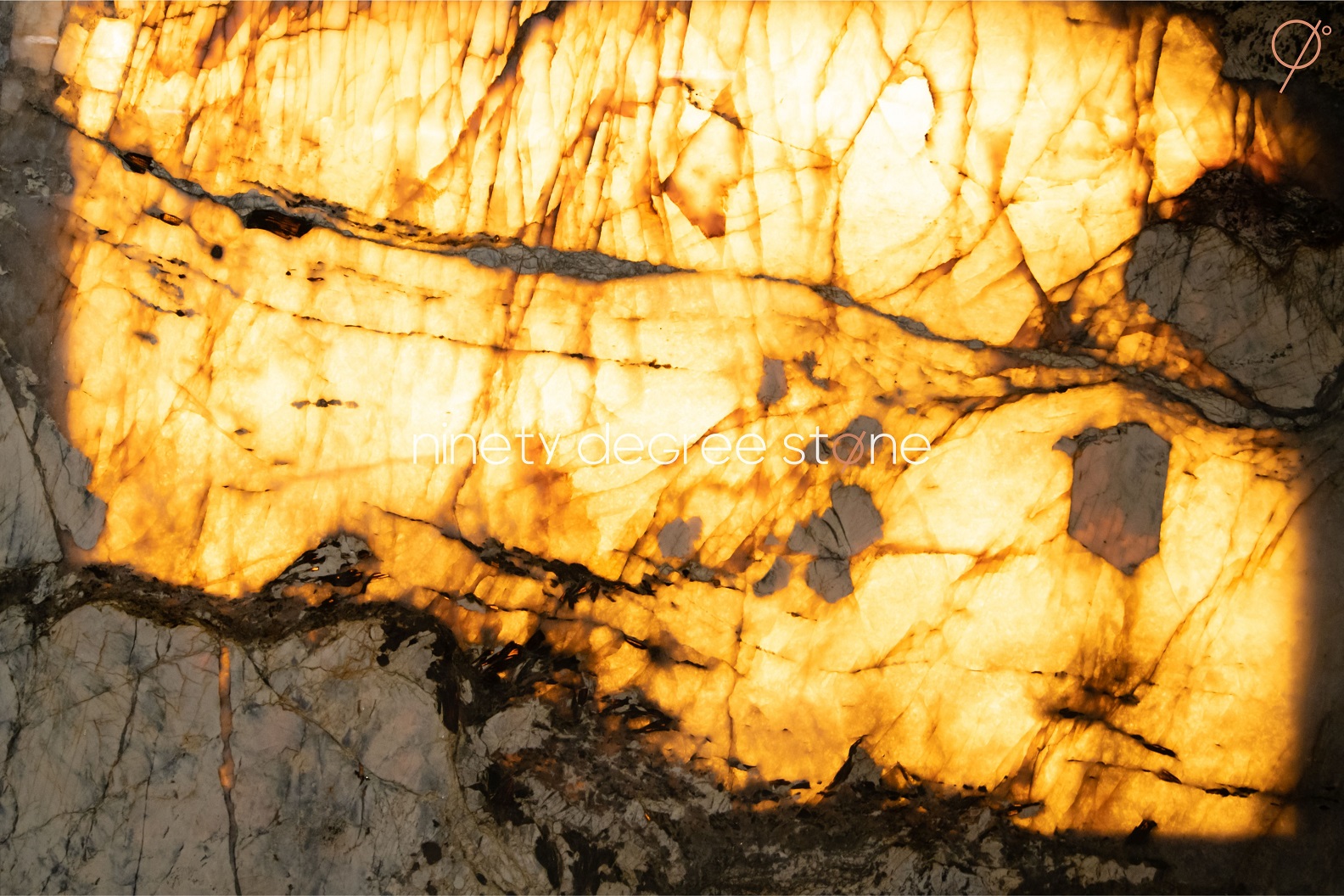 Asteroid Polish with Backlight Granite slab